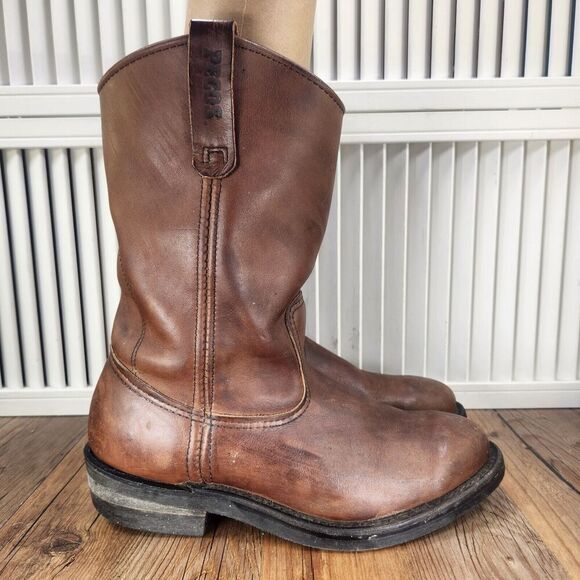 Red Wing Shoes | Shoes | Mens9d Red Wing Pecos 114 Brown Leather Cowboy ...